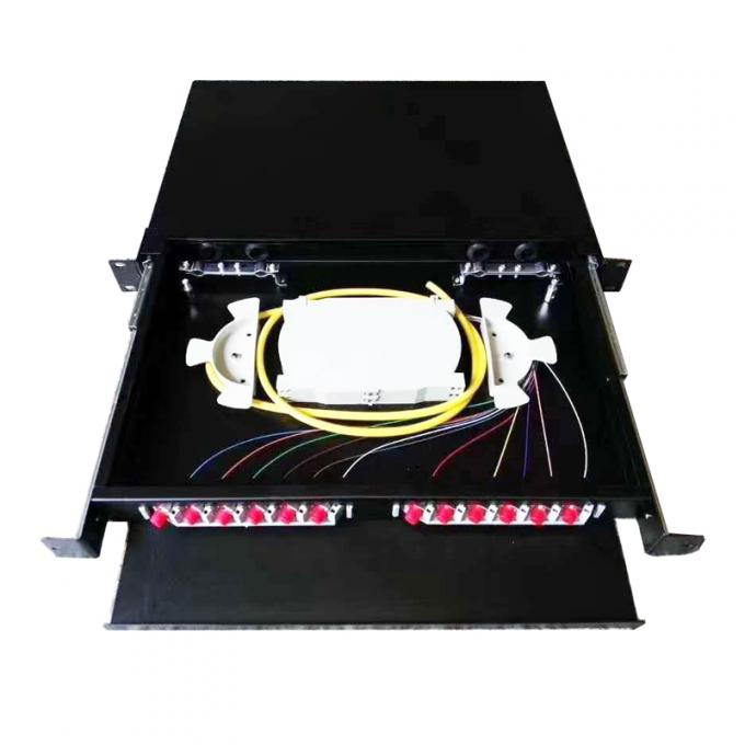 48core SC/FC/ST/LC Fiber Optic Patch Panel Splicing Fiber Standard Corning