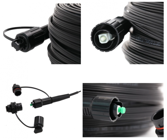 HUAWEI Mini SC Connector Optical Fiber Patch Cord / Waterproof Outdoor ...