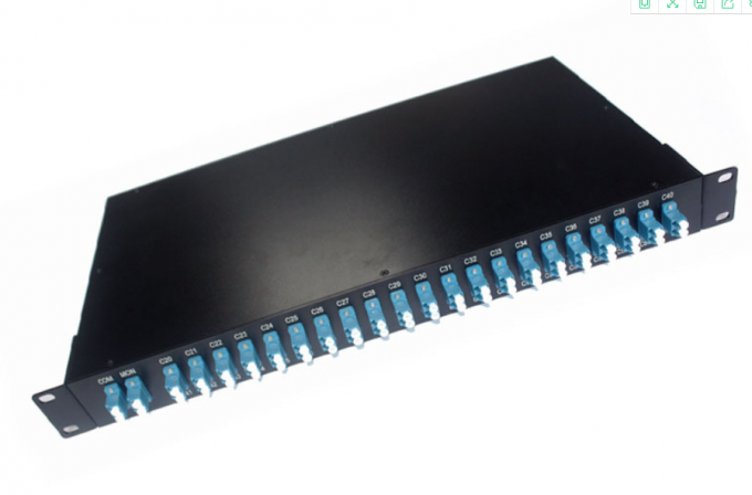 Fiber Optic Filter 3 Ports 100G 200G 1X2 DWDM Device For WDM Systems