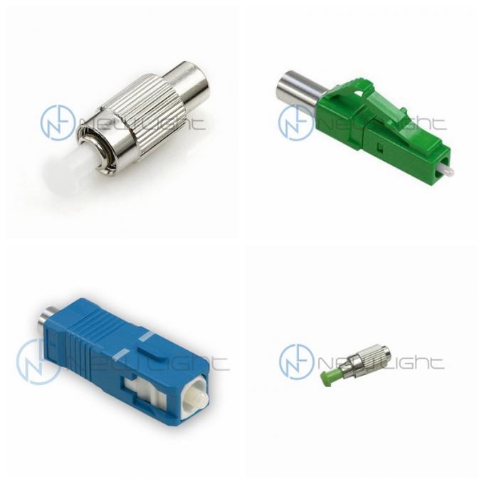 LC UPC Single Mode Fiber Optic Terminator Connectors With Couplers