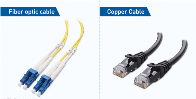 The differences between fiber and copper