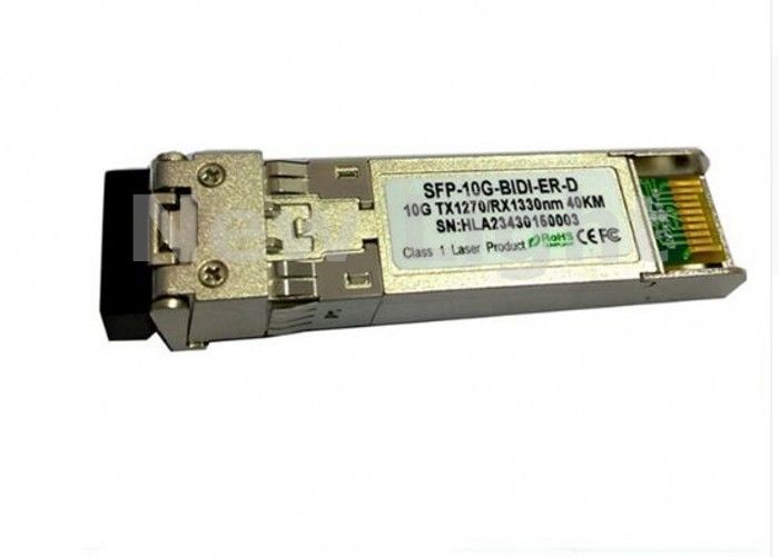 10Gb/S Fiber Optic Transceiver / SFP+ Bi-Directional Transceiver 40km ...