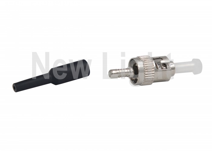 ST Multimode Fiber Connectors , 0.9mm Fiber Optic ST Connector For ...
