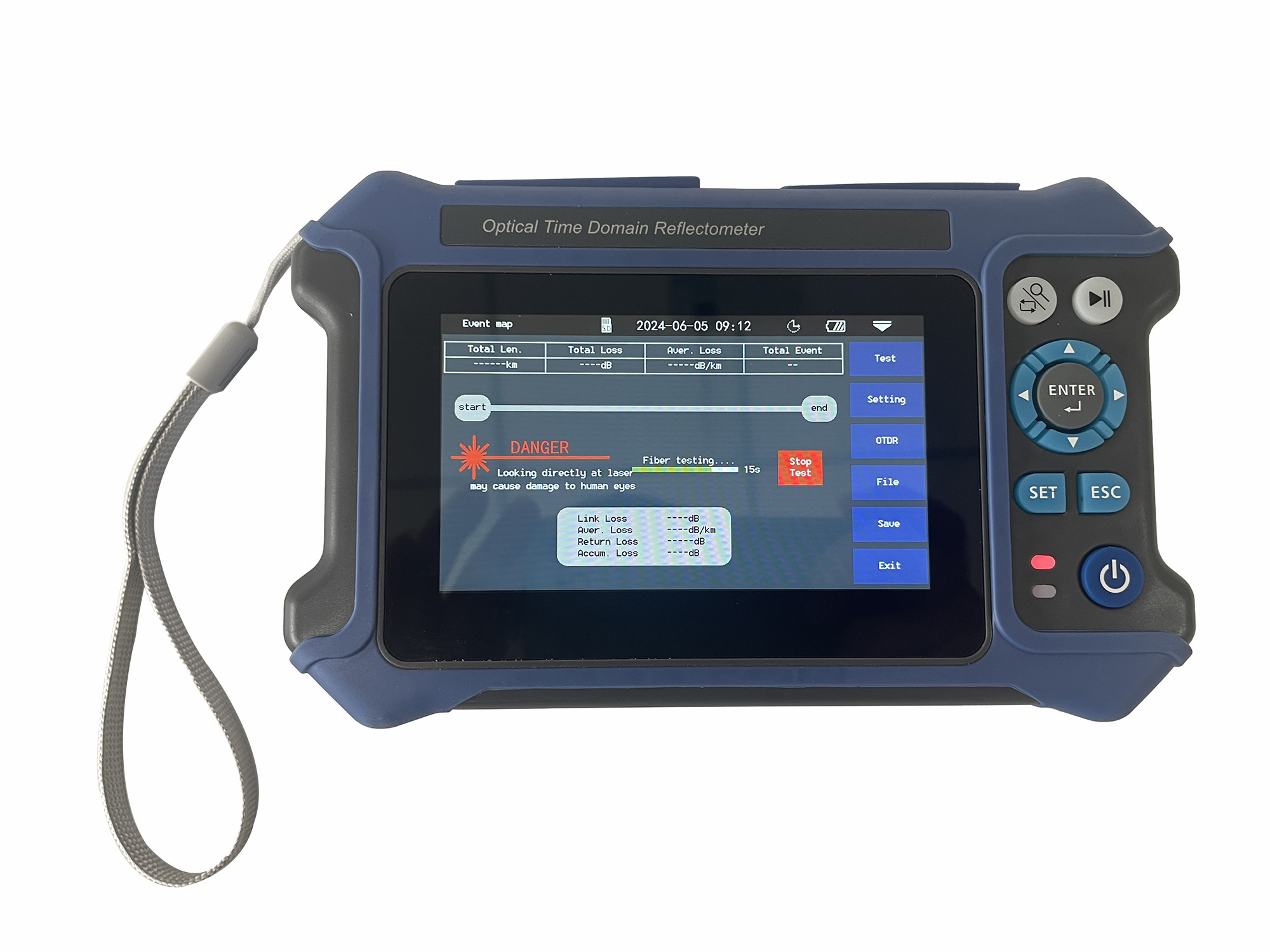 127mm Overhead Fiber Lamp LD Visual Fault Locator For Fiber ...