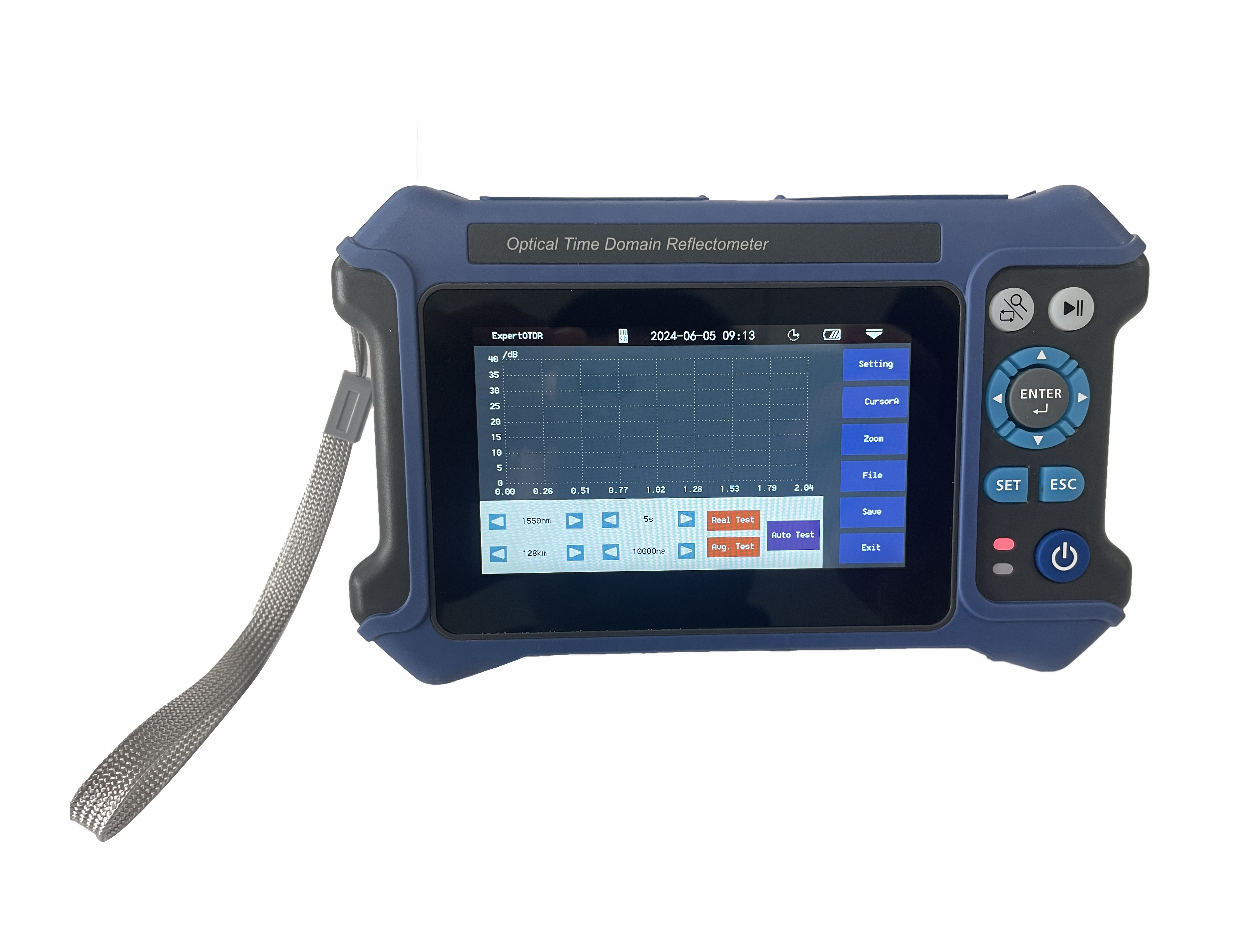 127mm Anti Corrosion Fiber Optic Tester For Overhead Cable Installations