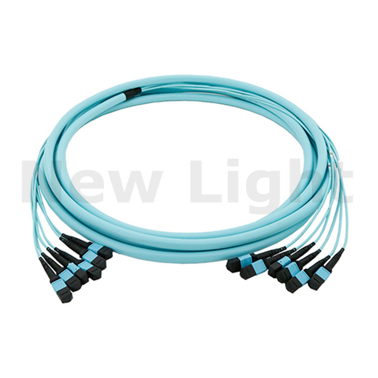 MPO - MPO male / female fan out MPO MTP cable single mode optical fiber ...