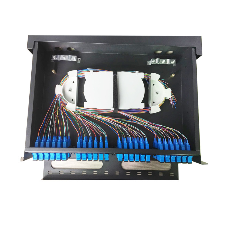 Rack Mounted MPO/MTP Fiber Optic Patch Panel 2U 3U 19 Inch 48/96 Fiber ...