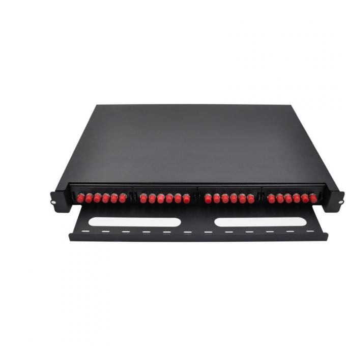 Black Box Fiber Optic Patch Panel , Fiber Enclosure Inside Cabling