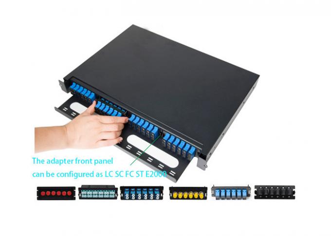 48core SC/FC/ST/LC Fiber Optic Patch Panel Splicing Fiber Standard Corning